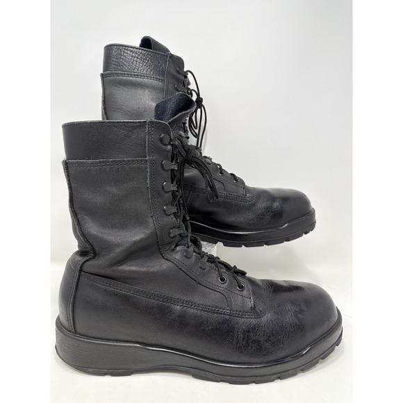 Belleville | Shoes | Belleville 36st Mens 2 M Black Leather Steel Toe ...